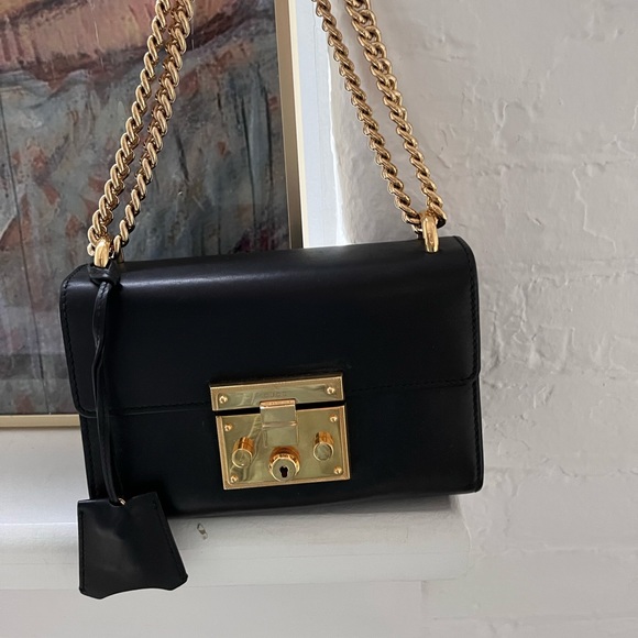 Gucci | Bags | Gucci Padlock Leather Shoulder Bag | Poshmark